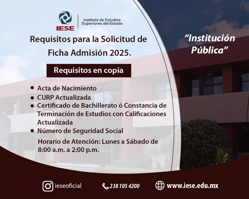 Lic. en Ing. en Sistemas Computacionales – IESE